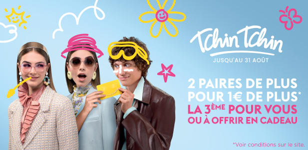 Offre Tchin Tchin Afflelou - Exclusivité 2024 chez votre Opticien Offre Tchin Tchin Afflelou - Exclusivité 2024 chez votre Opticien